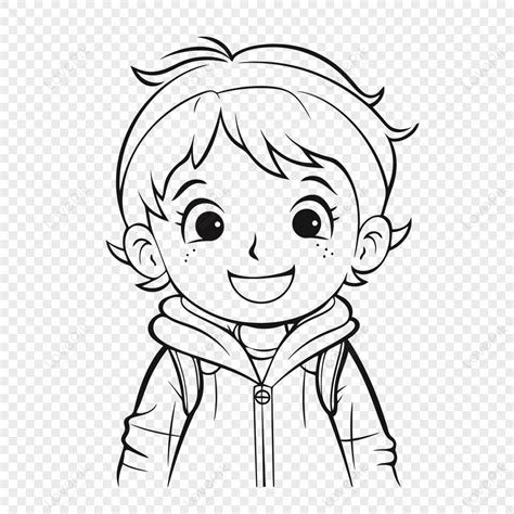 까마귀 색칠 시트 개요 스케치 드로잉을 입고 아이 벡터두꺼운 선개요 예술 Png 일러스트 무료 다운로드 Lovepik