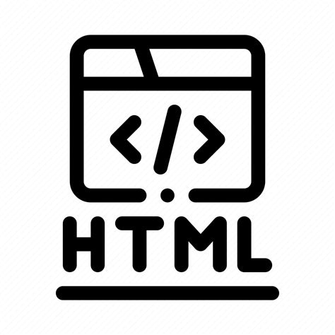 Html Browser Website Interface Digital Software Web Icon