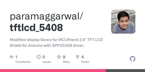 Github Paramaggarwaltftlcd5408 Modified Display Library For Mcufriend 24 Tft Lcd Shield