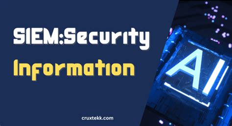 Siem Security Information And Event Management Explained