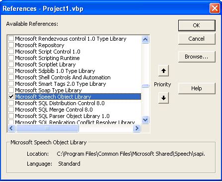 Text To Speech Application In VB SourceCodester