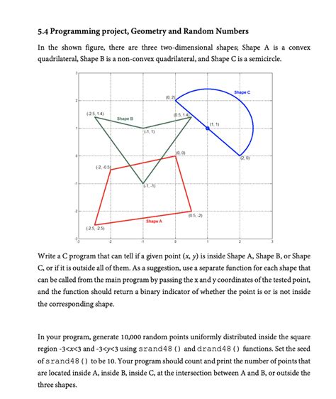 54 Programming Project Geometry And Random Numbers