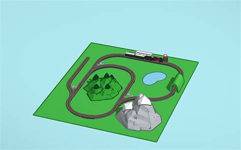 3d Design Working Model Train Set Sim Lab Tinkercad