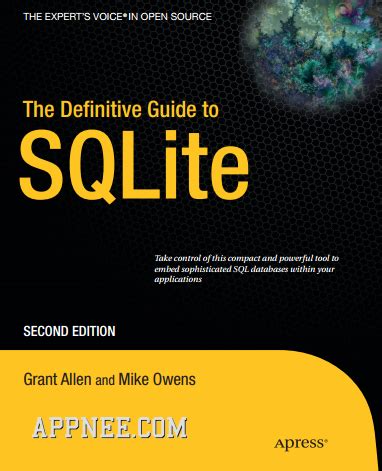 The Definitive Guide To SQLite 2nd Edition HD PDF AppNee Freeware Group