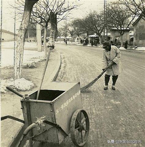 1940年老照片八十年前北京城内的环卫工人 搜狐大视野 搜狐新闻