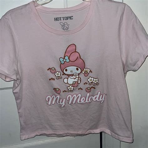 My Melody Cropped T Shirt Shirts T Shirt Crop Tshirt