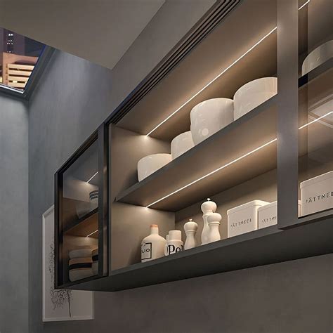 Mini Recessed Invisible Led Strip Lights Under Cabinet Lighting Linear
