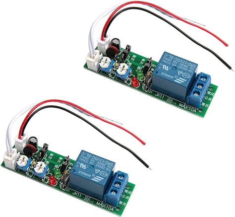 Acxico 2pcs Dc 12v Infinite Cycle Trigger Delay Timing