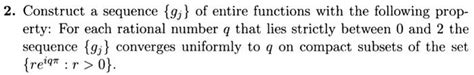 Solved Ch Function Theory Of One Complex Variable By Chegg