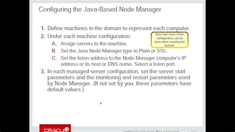 Weblogic Node Manager Configuration Youtube