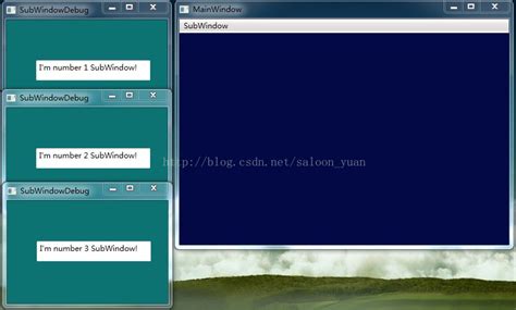 Wpf3 多窗口的实现c 窗口布局 Csdn博客