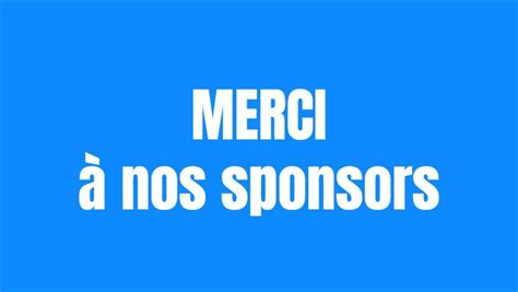 Merci Nos Sponsors Aizenay Gymnastique