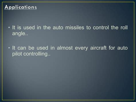 Aircraft Auto Pilot Roll Control System Ppt Air Travel Travel Type