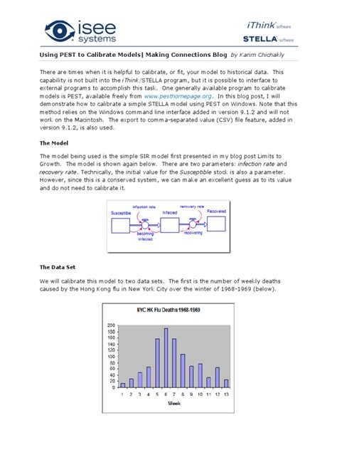 Using Pest To Calibrate Models Pdf Comma Separated Values Parameter Computer Programming