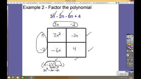 Factoring Box Method Worksheet FactorWorksheets Com