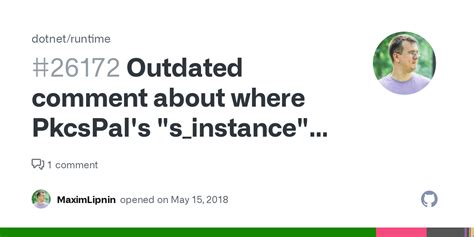 outdated comment about where pkcspal s s instance is declared · issue