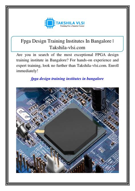 Ppt Fpga Design Training Institutes In Bangalore Takshila Powerpoint Presentation