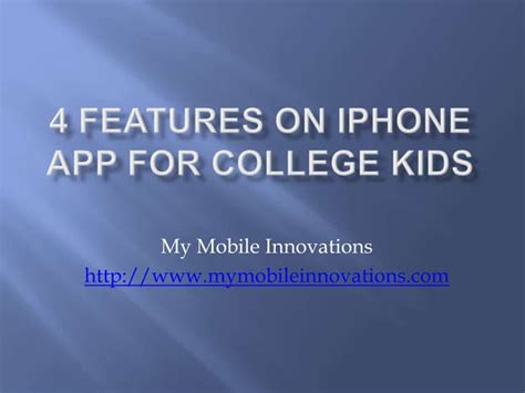 Iphone Application Development Ppt