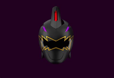 Power Rangers Dino Thunder Black Ranger 3d Files Etsy