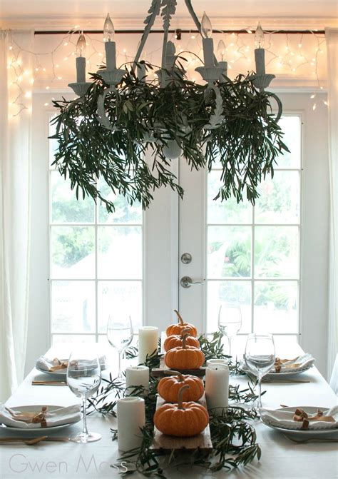 Gwen Moss Fall Tablescape Simple Rustic Beauty