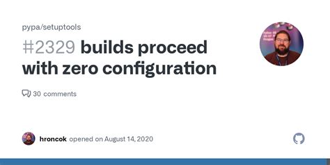 builds proceed with zero configuration · issue 2329 · pypa setuptools