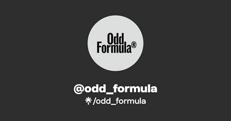 Oddformula Linktree