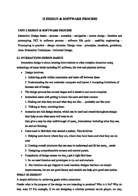 Hci Unit2 Computer Science Computer Science MSc Studocu