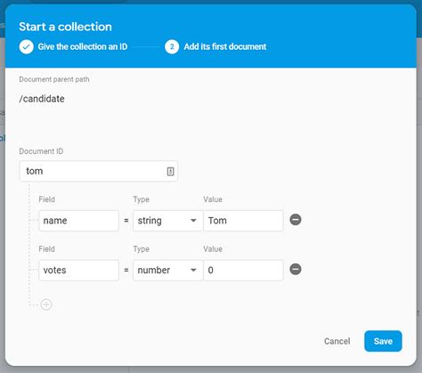 Connecting Cloud Firestore Database To Flutter Voting App