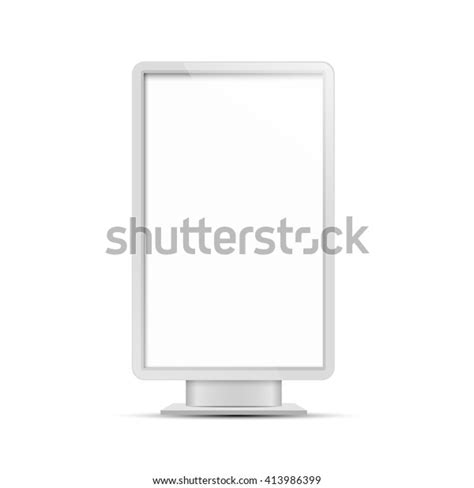 Realistic Vector Light Box Template Vector Stock Vector Royalty Free Shutterstock
