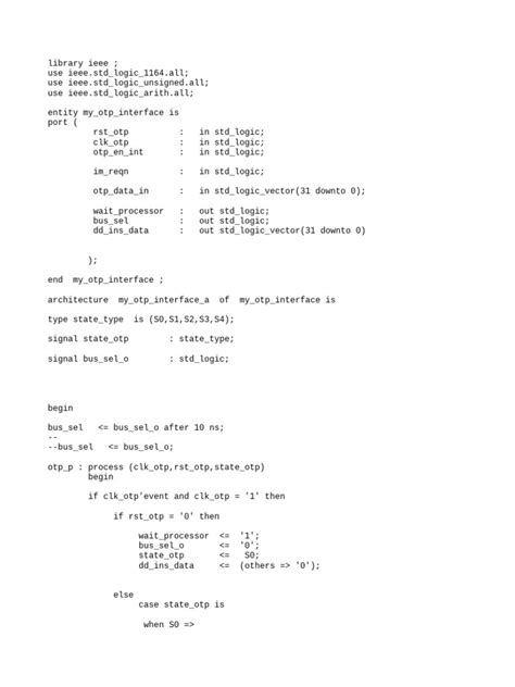 Otp Interface Pdf
