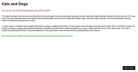 Exercise 2 Codesandbox