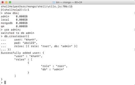 Create And Grant Access To Mongodb User Huong Dan Java