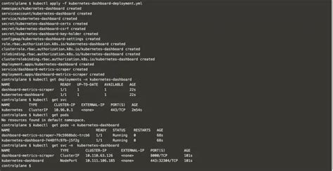 Web UI Dashboard For Kubernetes