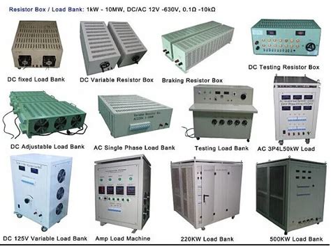 Ac Variable Resistive Dummy Load Bank For Generator Testing Buy Decade Resistance Box Used