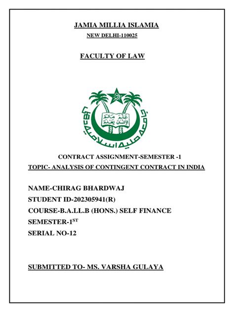 Contract Assignment Pdf Contract Assignment Pdf