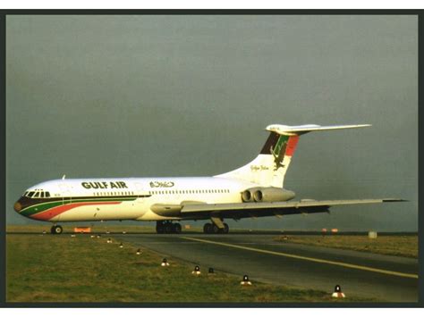 Postcard Gulf Air Vc 10
