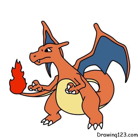 Pokemon Charizard Rysunek