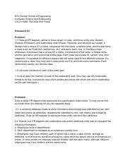 CS GY HW Pdf NYU Tandon Babe Of Engineering Computer Science And Engineering CS GY