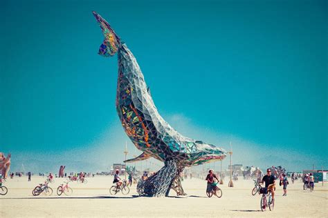 The Space Whale At Burning Man 2016 Photo By Andrew Jorgensen