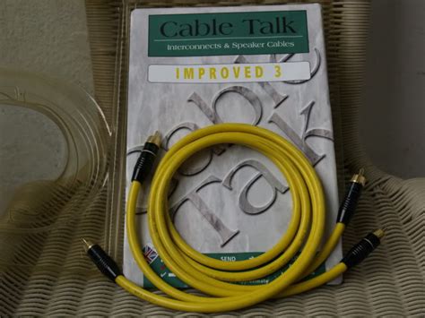 Cable Talk Improved 3 Interconnect。 （used。） Sold