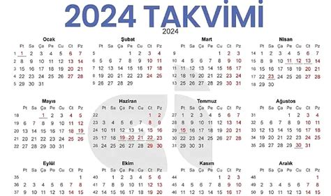 2024 Türkçe Takvimi Indir 2024 Vektörel Takvim Indirv Gündem Kamu