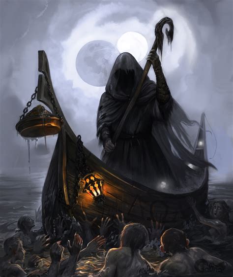 Charon Greek Mythology Mythology Dark Pictures Art