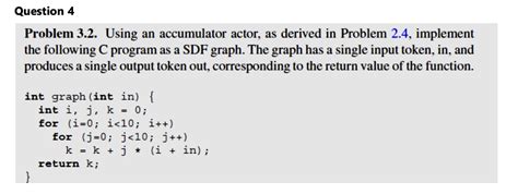Solved Problem 3 2 Using An Accumulator Actor As Derived Chegg