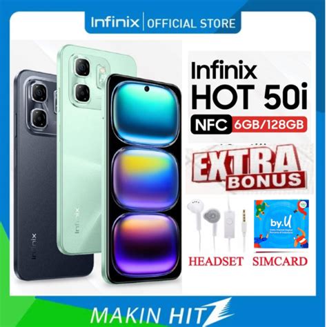Infinix Hot 50i 6 128 GB RAM 6GB ROM 128GB Promo 6 128GB Lazada Indonesia