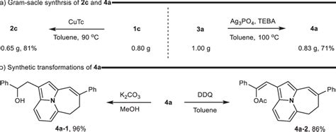 Synthetic Utility A Gram Scale Synthesis B Synthetic Transformations Download Scientific Diagram