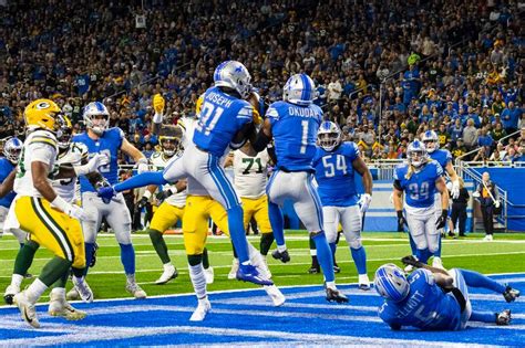 Kerby Joseph Reigning Nfc Defensive Player Of Week Should Play Against Bears