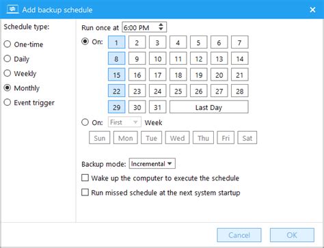 Backup Schedule And Image Retention Policy Automatically Perform A Backup Task With Hasleo