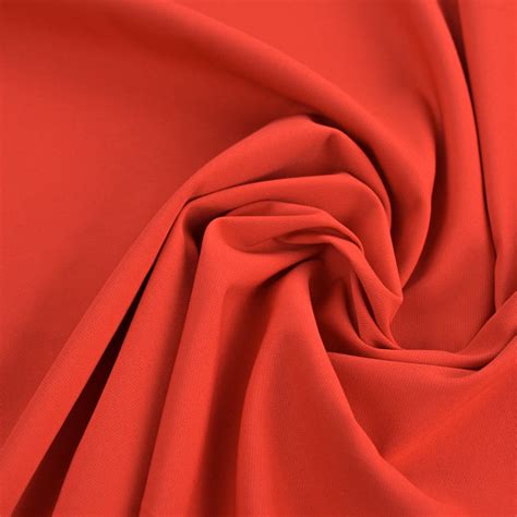 Red Stretchy Canvas Fabric 2088 Fabrics4fashion