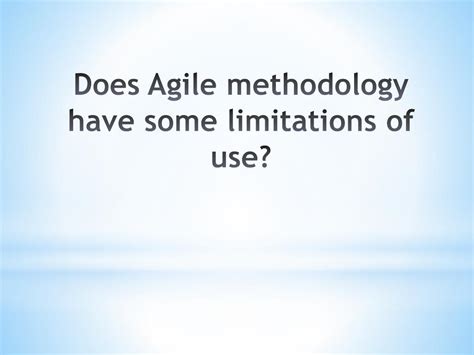 Ppt Advantages And Disadvantages Of Using Agile Software In Project Management Powerpoint