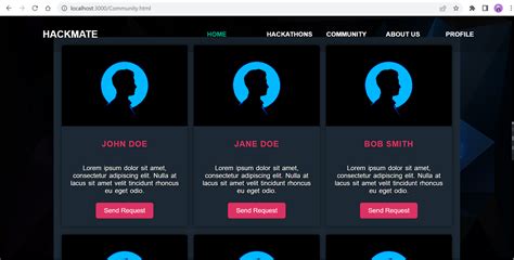 Github Rohitkhairnar1hackmate Hackathon Management System
